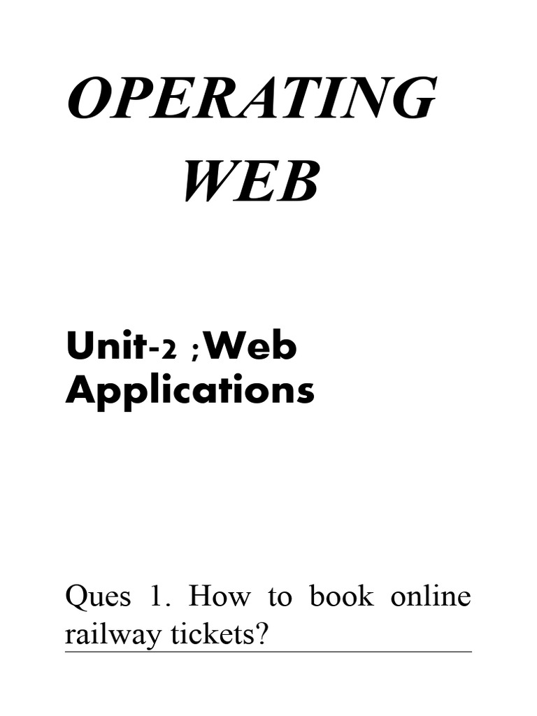 web application | PDF