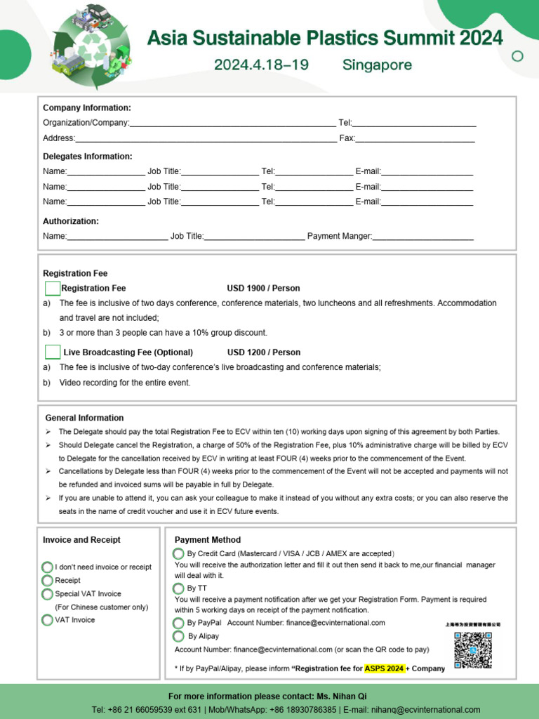 Registration Form | PDF