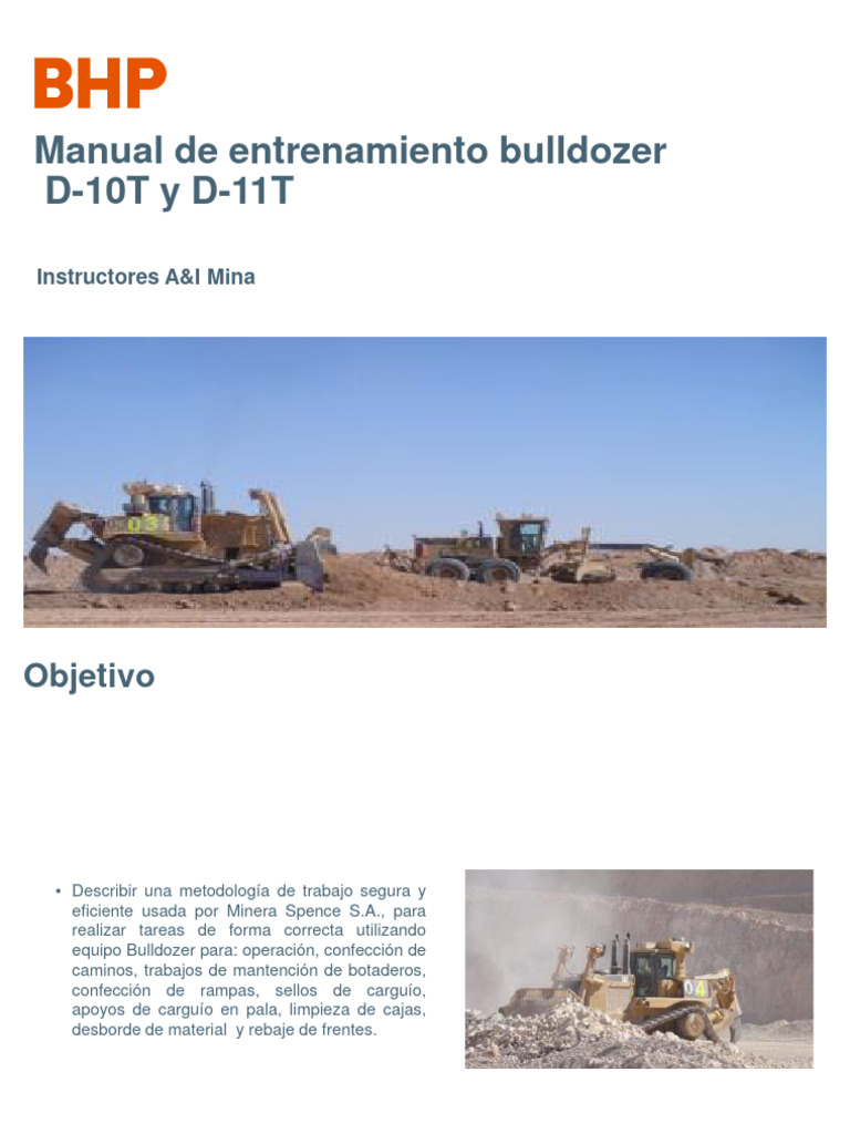 Bulldozer D-10T D11-T | PDF | Engranaje | Embrague