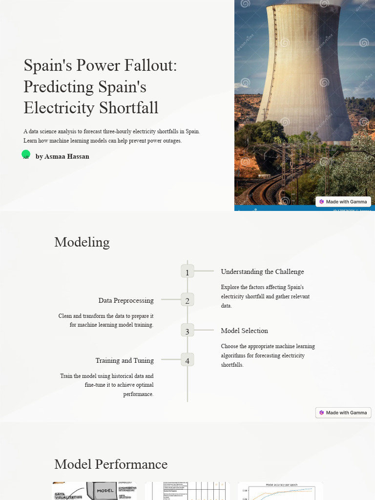 Spains Power Fallout Predicting Spains Electricity Shortfall | PDF ...