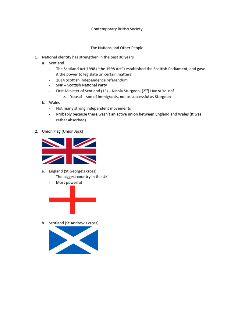 The Nations and British Identity | PDF | United Kingdom | Scotland