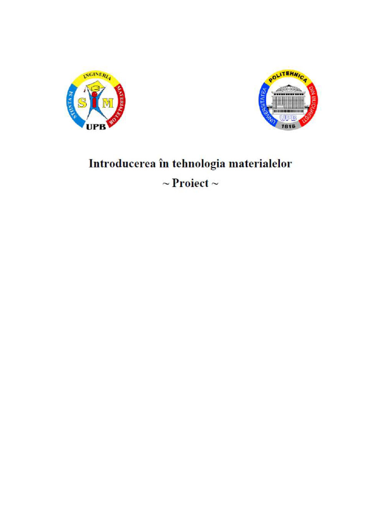 Proiect ITM | PDF
