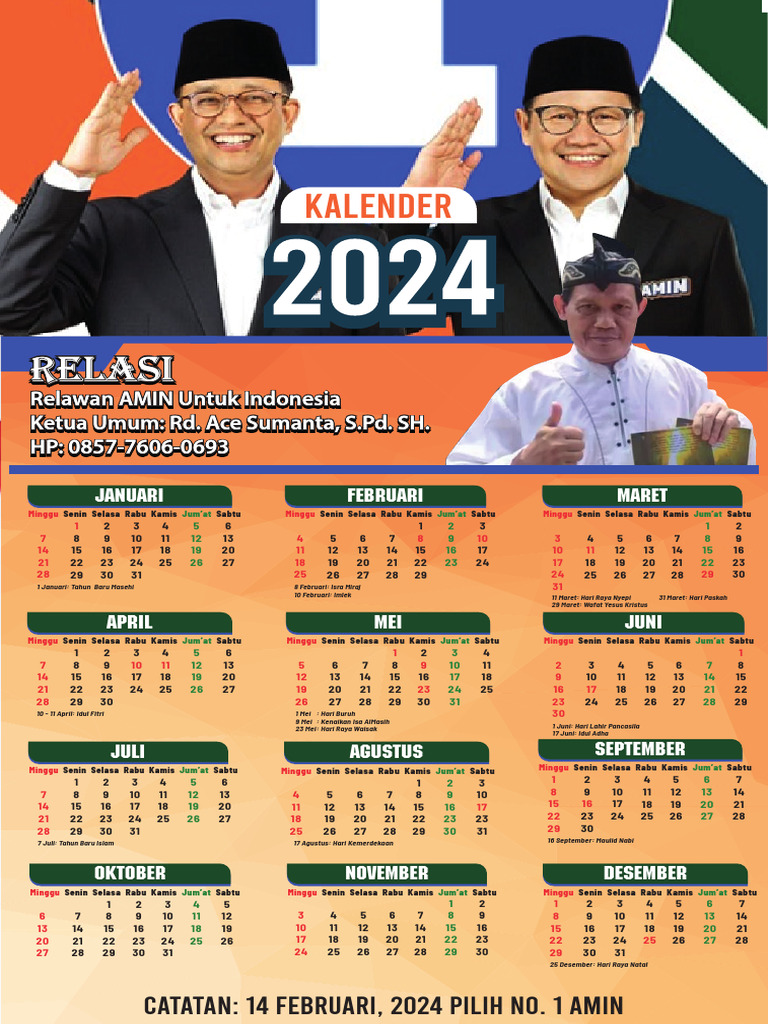 Kalender 2024 - AC260 - 15A3 - Rafi | PDF