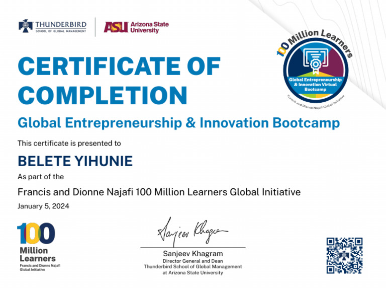 GEIB Completion Certificate | PDF