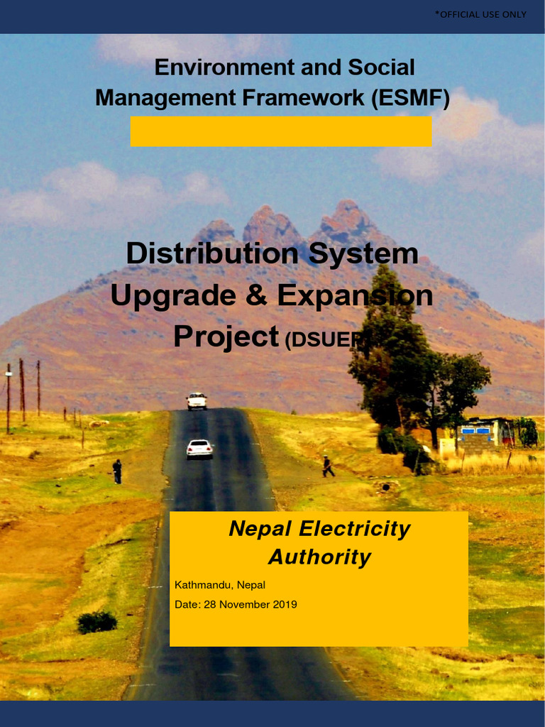 Distribution System Upgrade & Expansion Project: Environment and Social ...