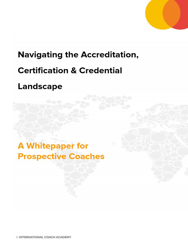 Certification & Credential Whitepaper | PDF | Professional Certification | Certification