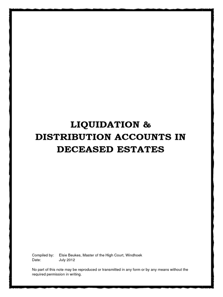 Additional Notes Re LD Account | PDF