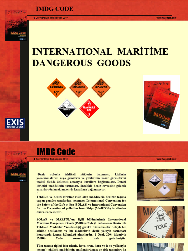 Imdg Code | PDF