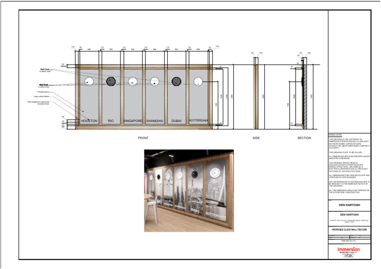DH - Clock Wall Feature | PDF