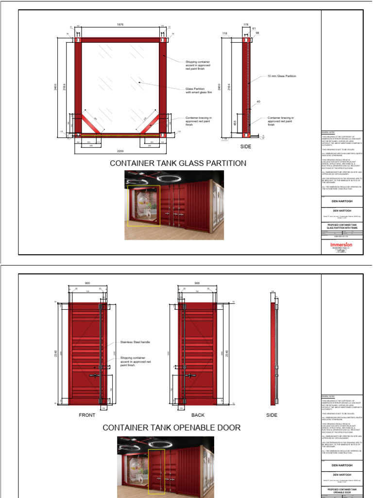 DH_Container wall cladding with smart glass | PDF