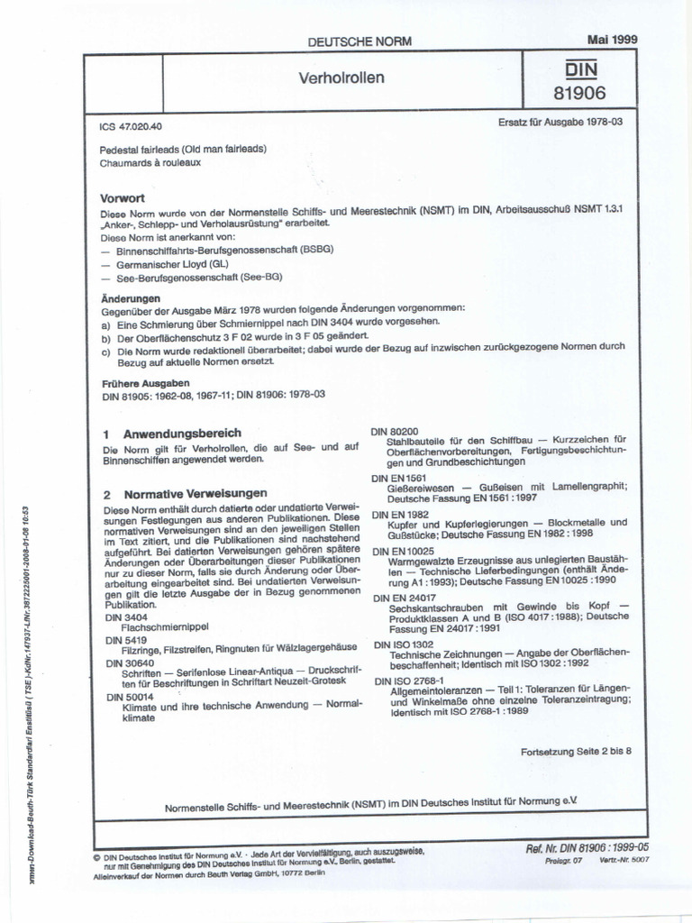 Din 81906 | PDF