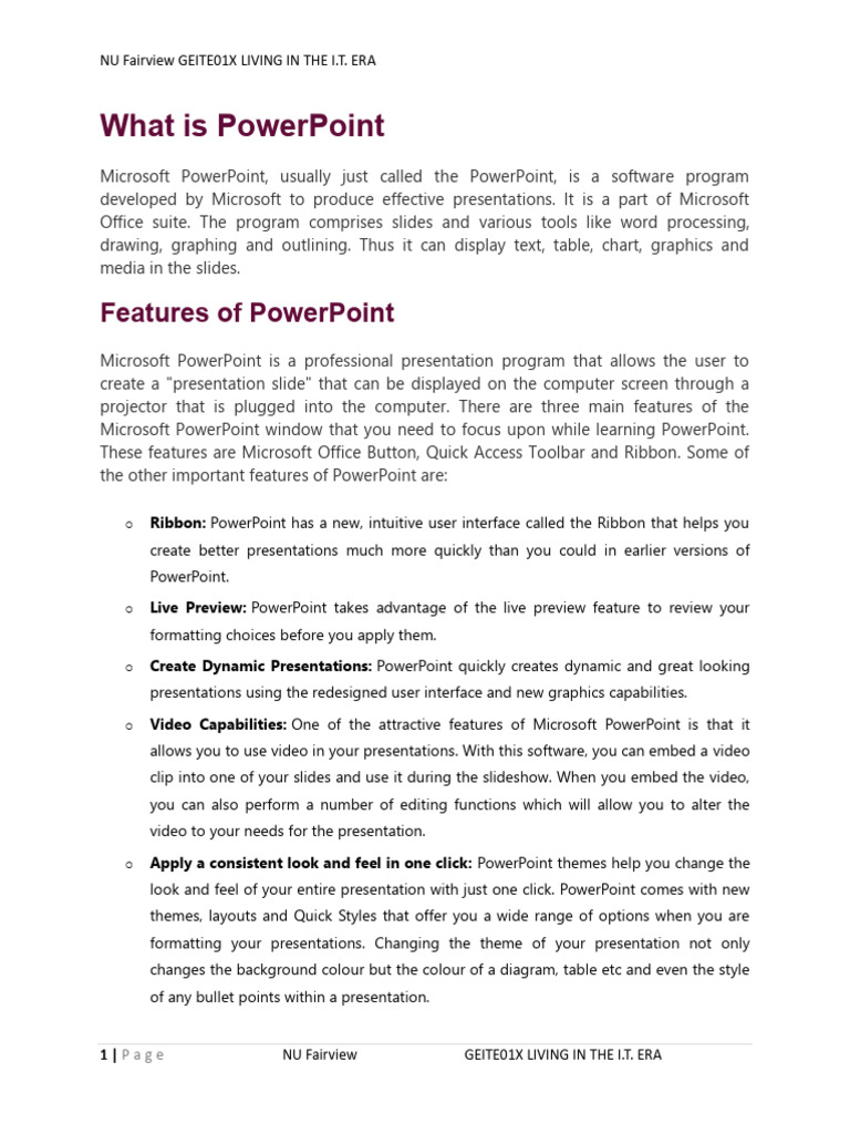 Powerpoint | Download Free PDF | Microsoft Power Point | Microsoft Office