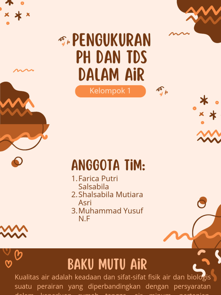 Pengukuran Kualitas Air: pH dan TDS | PDF | Sains & Matematika