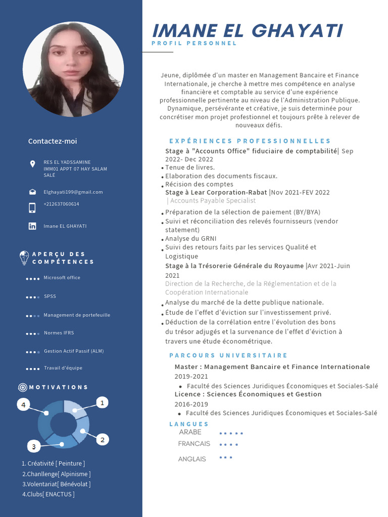 Cv Imane Elghayati | PDF