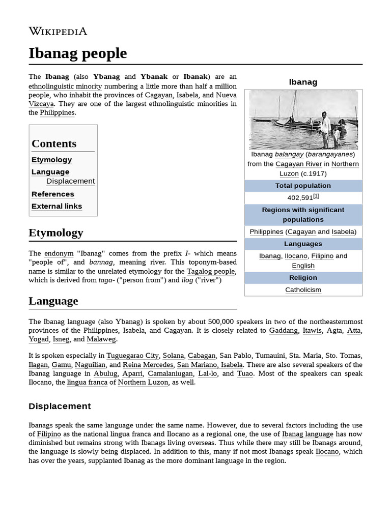 Ibanag People | PDF | Languages Of Asia | Languages Of Southeast Asia