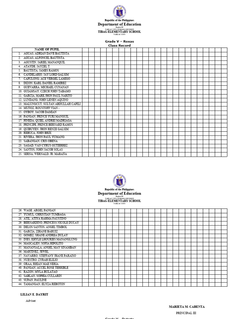Card Releasing Attendance | PDF