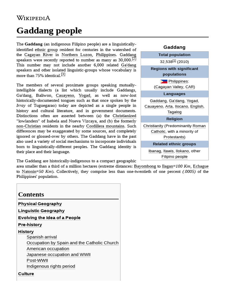 Gaddang People | PDF | Travel