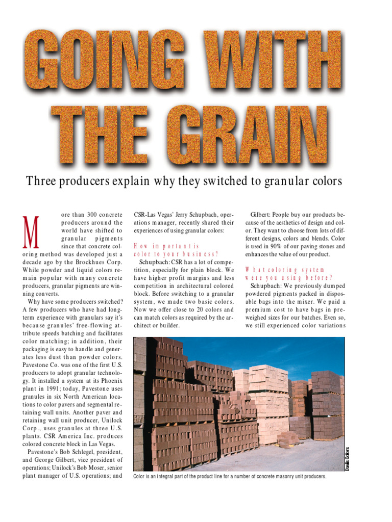 Concrete Construction Article PDF - Going With The Grain - Three ... Concrete Construction Article PDF - Going With The Grain - Three ...