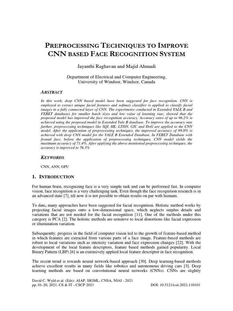 Preprocessing Techniques To Improve CNN | PDF | Deep Learning ... Preprocessing Techniques To Improve CNN | PDF | Deep Learning ...