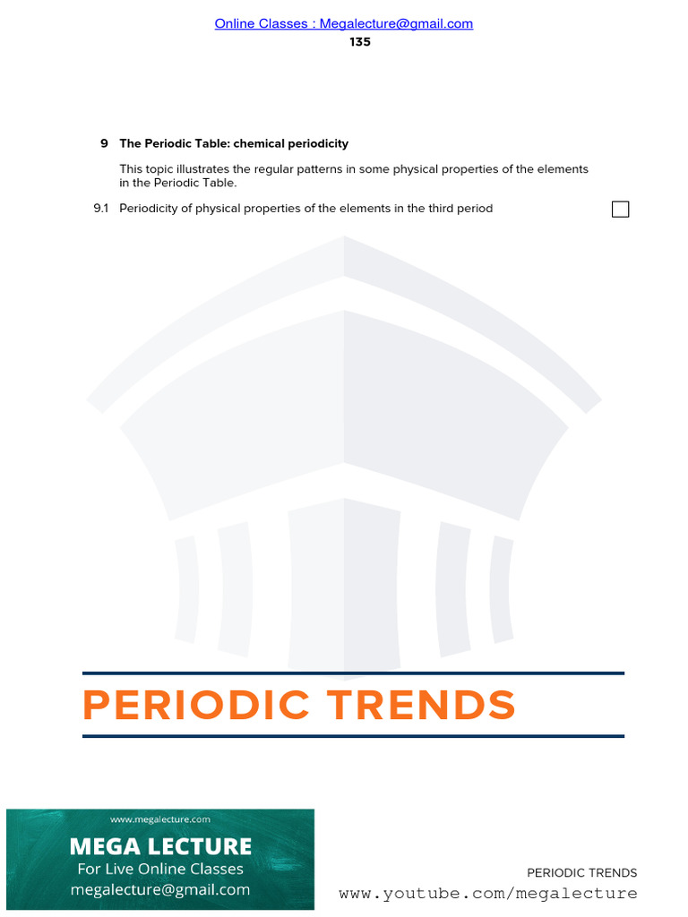 3 Periodic Trends Notes | PDF