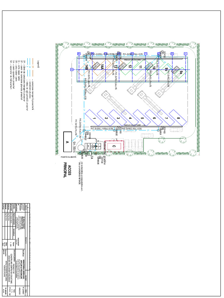 AC01 - Retele Plan Sit Apa Canal | PDF
