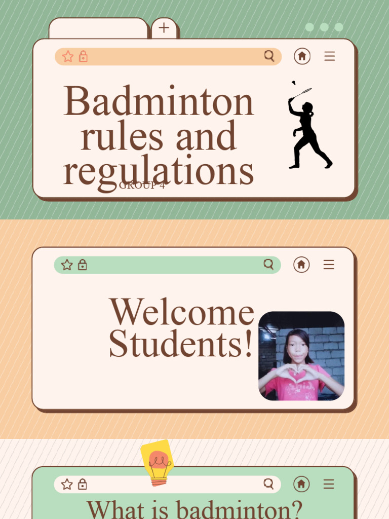 Badminton Rules and Regulations | PDF