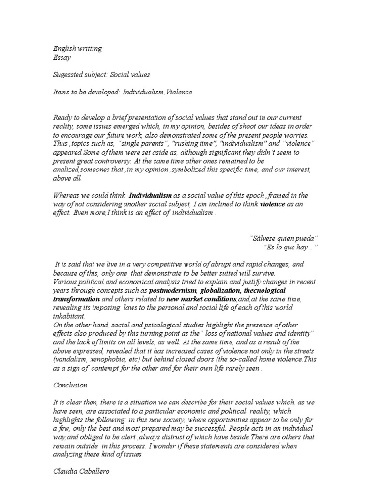 English Writting | PDF