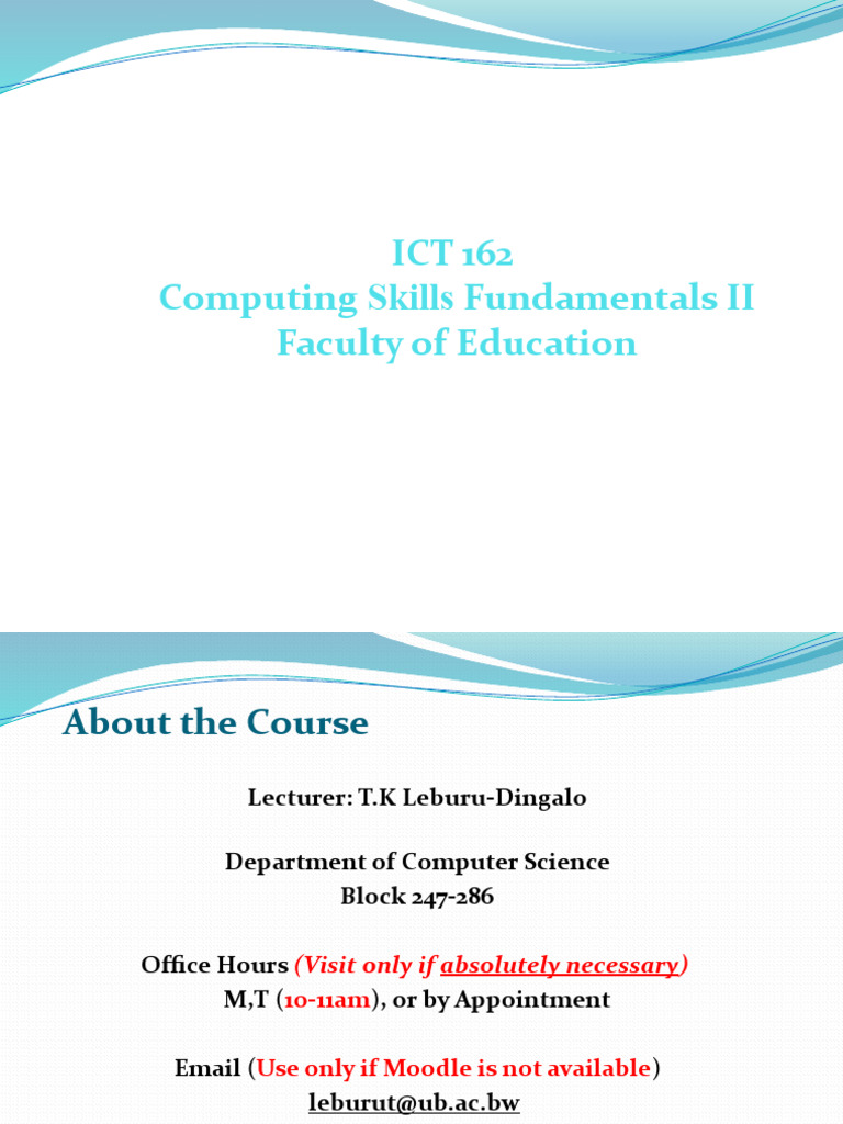 Introduction Week in Class | PDF