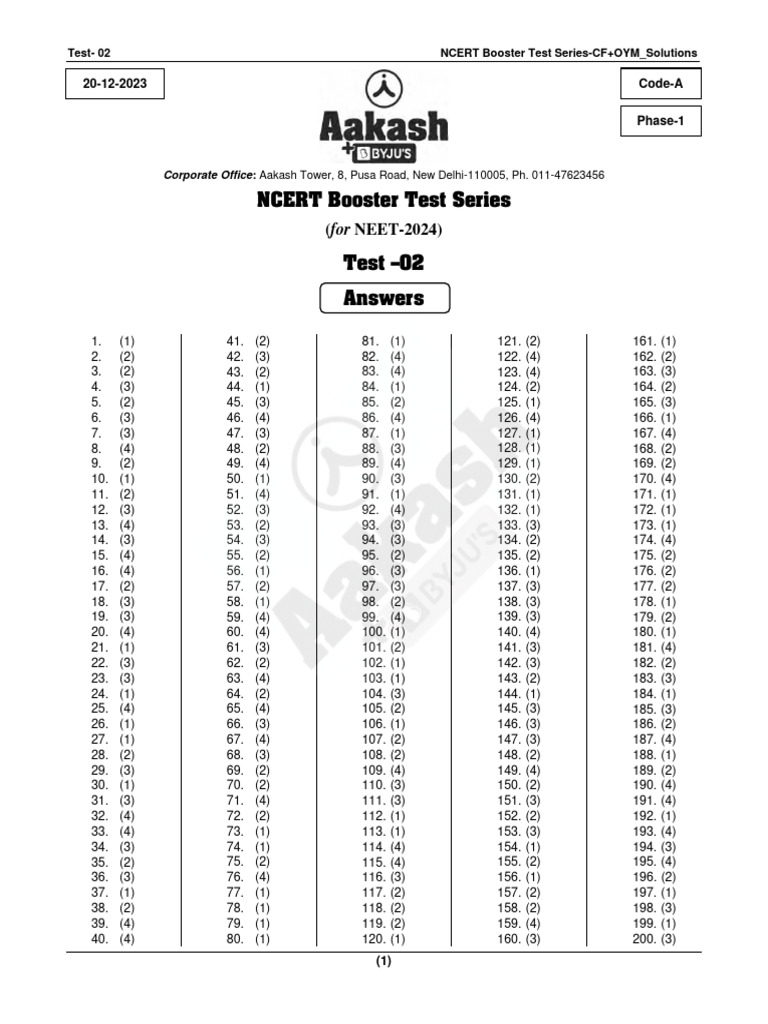NBTS-2A - (OYM-P1) - 20-12-2023 - Sol | PDF