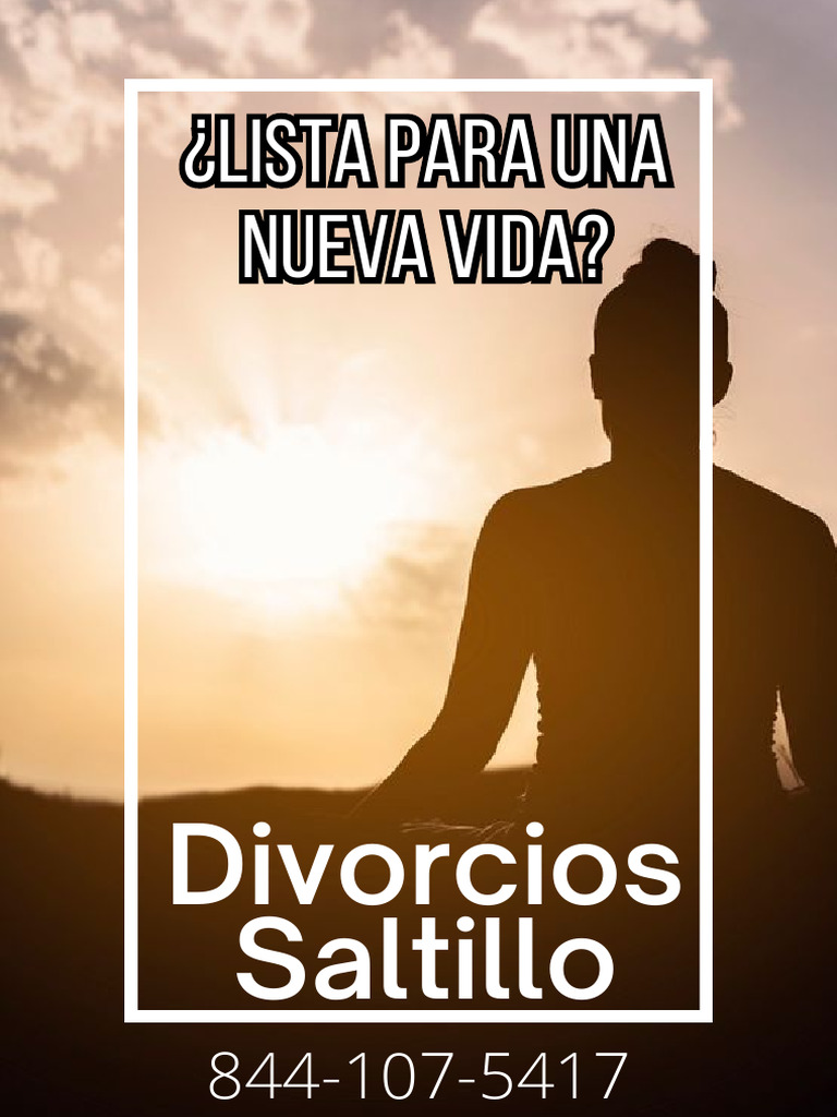 Poster Divorcios Rápidos Saltillo | PDF