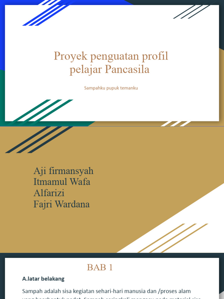 Presentasi P5 | PDF | Griya & Taman | Sains & Matematika