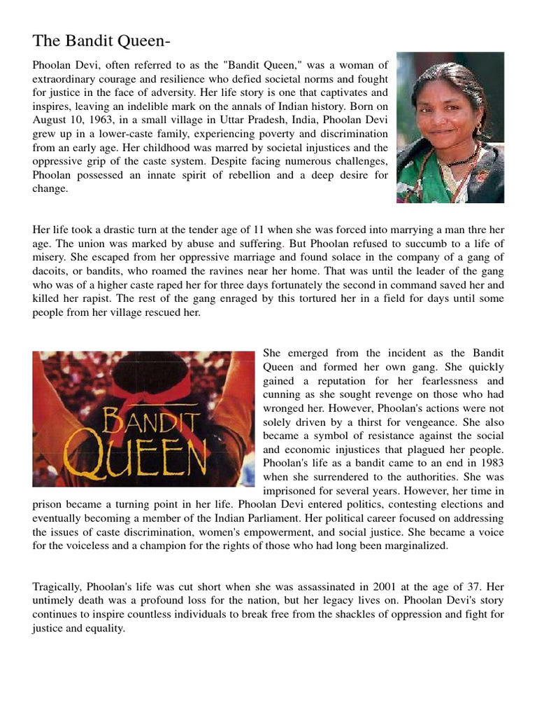 The Bandit Queen | PDF