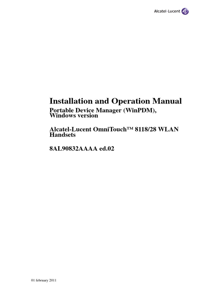 8118 28 Im WLANHandsetInstallation 8AL90832ENAA 2 en | PDF | Wi Fi ...