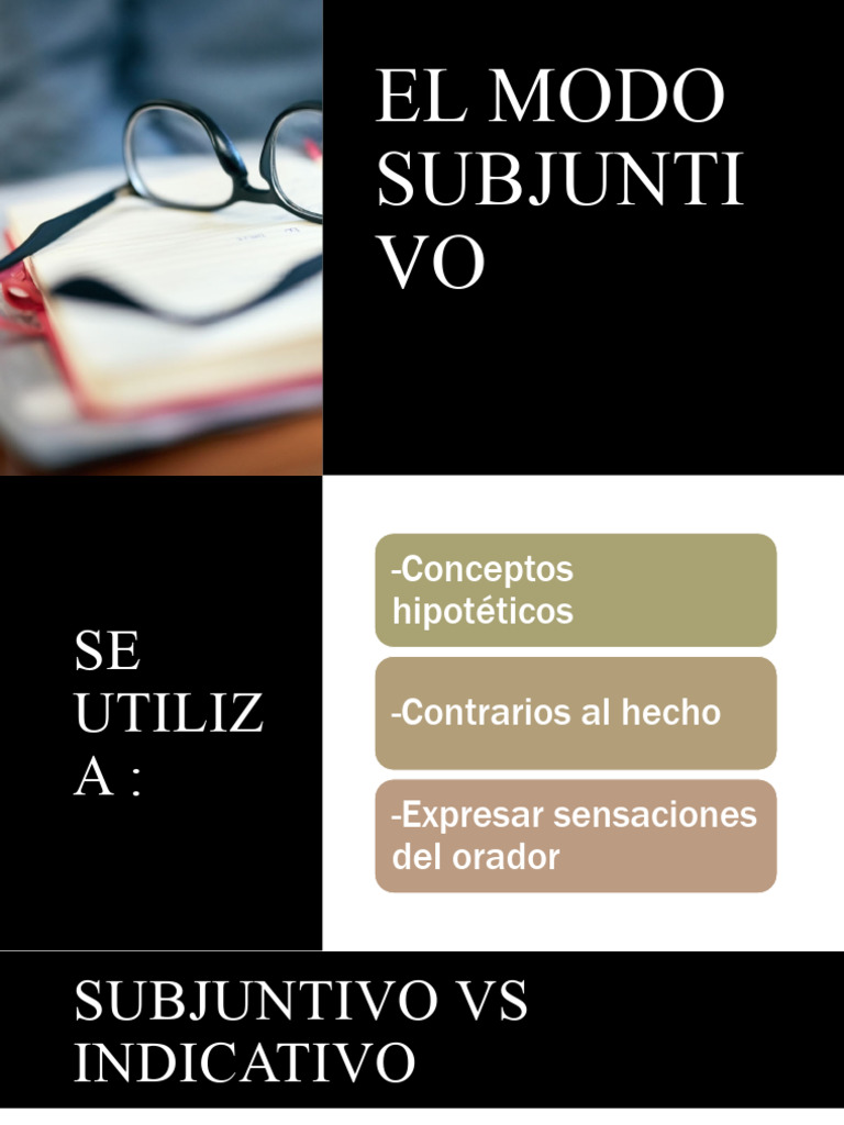 El Modo Subjuntivo | PDF