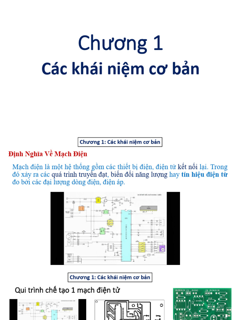 Phan 1 - Ky Thuat Dien - Chuong 1 Khai Niem Co Ban Ve Mach Dien | PDF