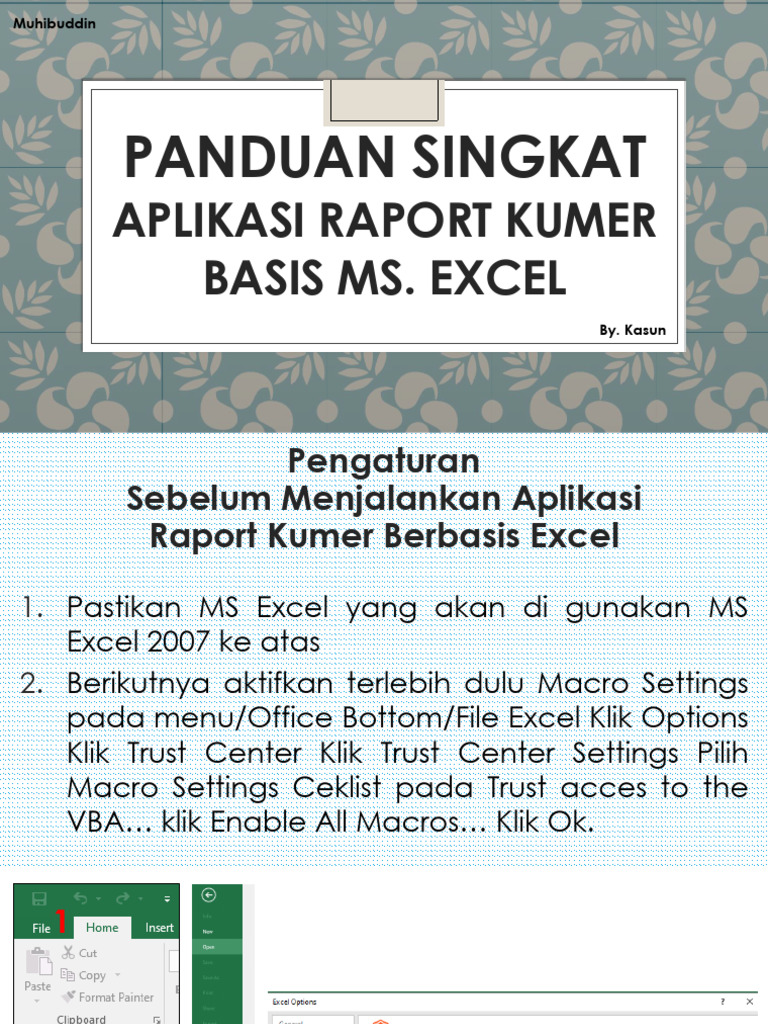 Panduan Singkat Aplikasi Raport Kumer 2022-2023 | PDF