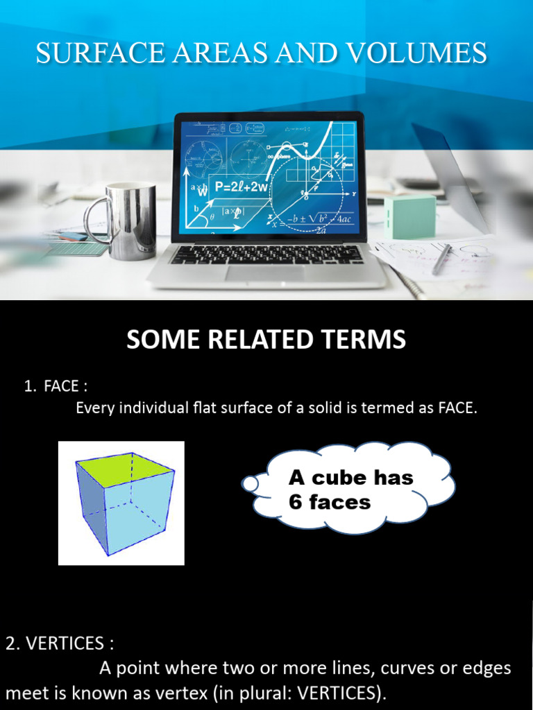 Surface Area and Volumes | PDF | Vertex (Geometry) | Area