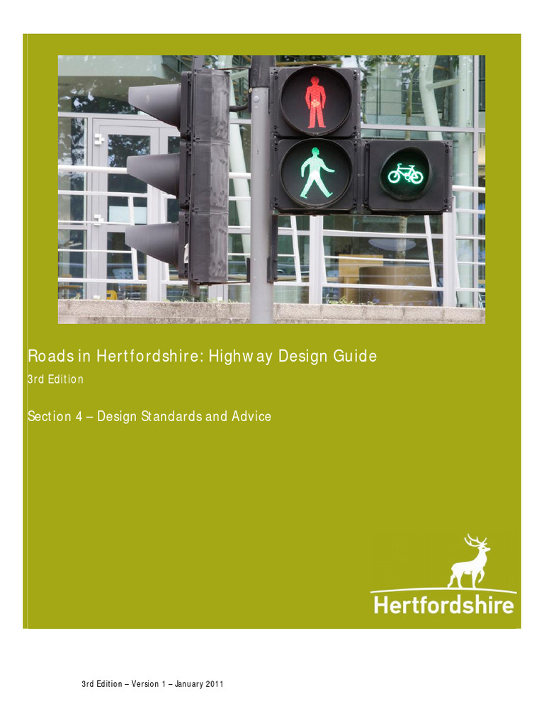 Herts Road design guide 2011 | PDF