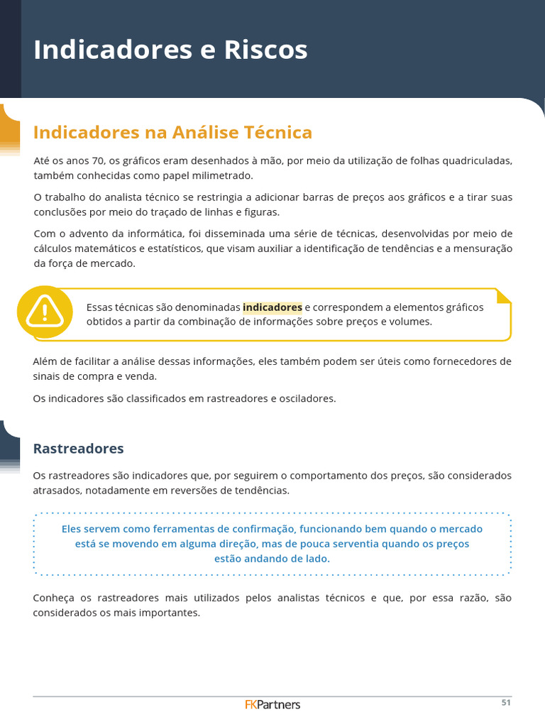 01 Indicadores - Riscos | PDF | Média móvel | Avaliação de risco