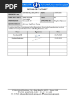 Method Statement For The Loading, Unloading and Shifting of Material | PDF | Crane (Machine ...