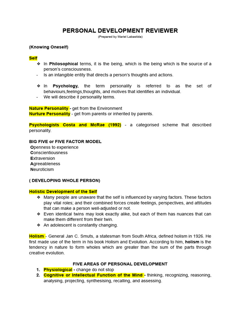 Per - Dev - REVIEWER | PDF