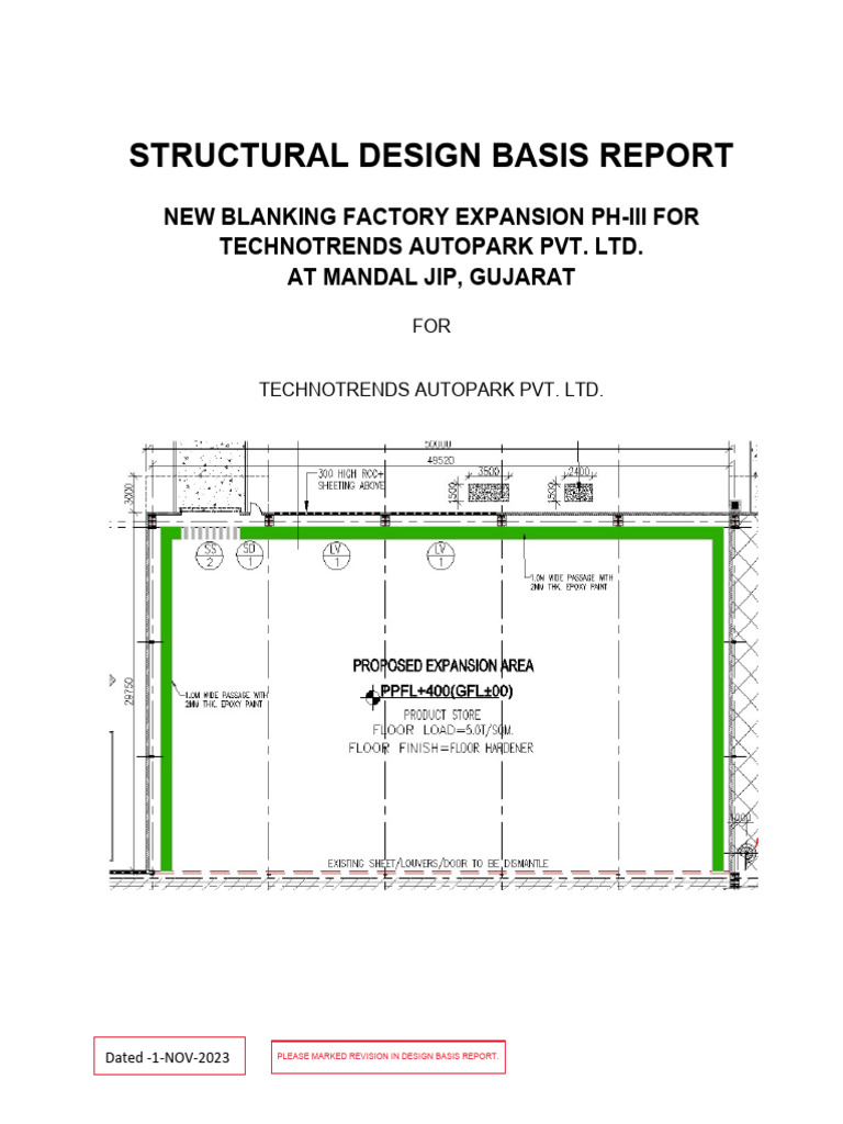 PPPL-TBIS-LOW BAY-DESIGN BASIS REPORT (DBR) - Comments | PDF