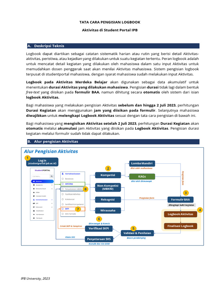 Rev2 - TATA CARA PENGISIAN LOGBOOK | PDF | Karier & Perkembangan