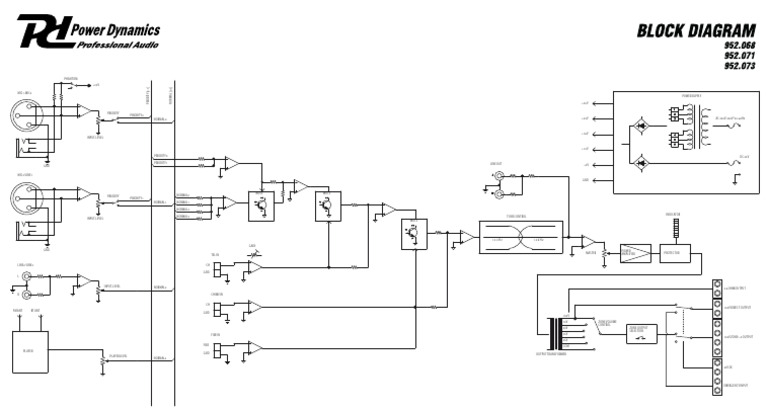 952.068 - 952.071 - 952.073 Block Diagram | PDF | Electronic Circuits ...