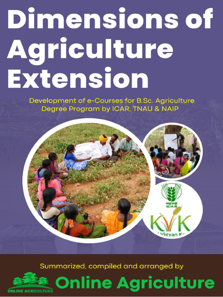 Agri Extention Book -1 | PDF | Evaluation | Agriculture