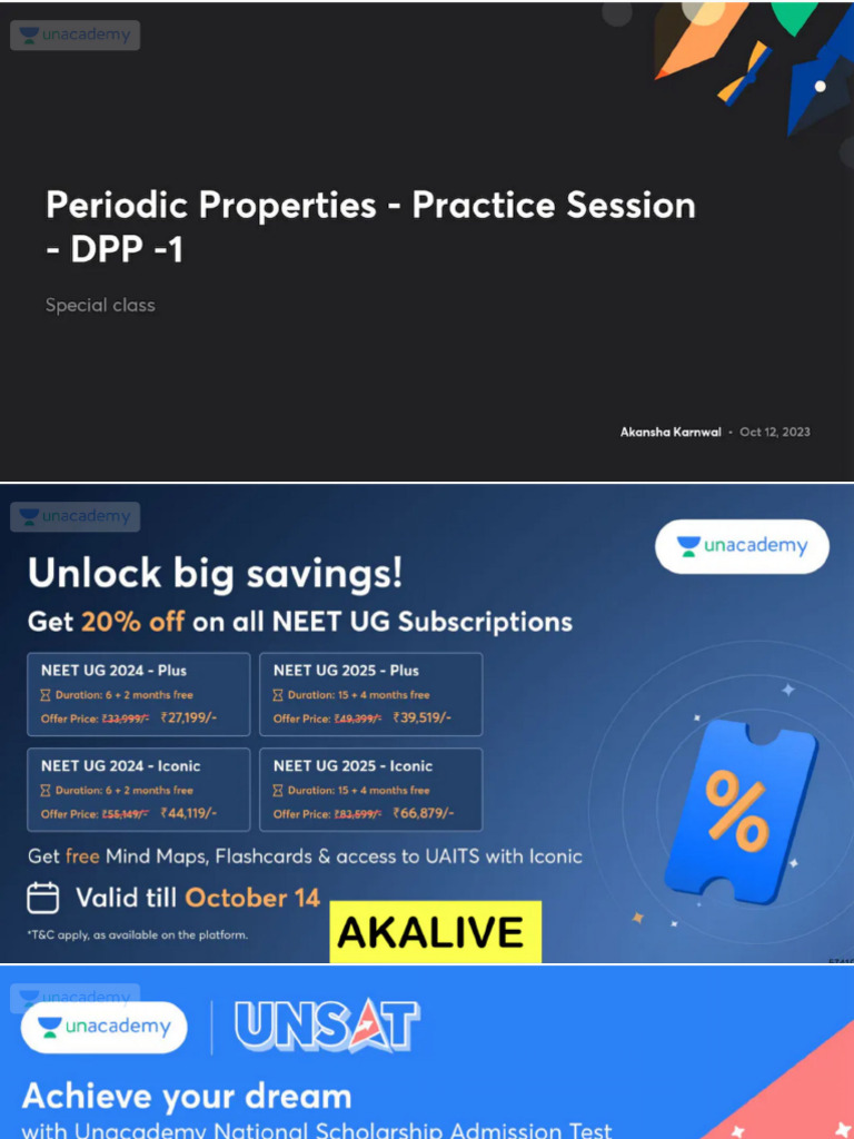 Periodic Properties Practice Session DPP 1 No Anno | PDF