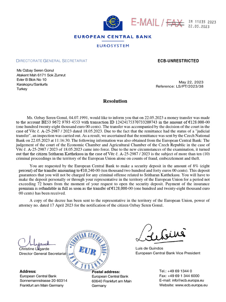 ECB Regulation | PDF