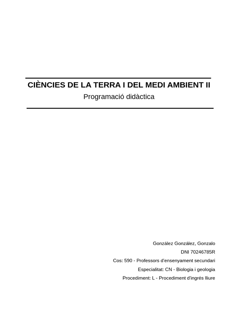 Gonzalez Gonzalo - CTMA 2n Batx | PDF