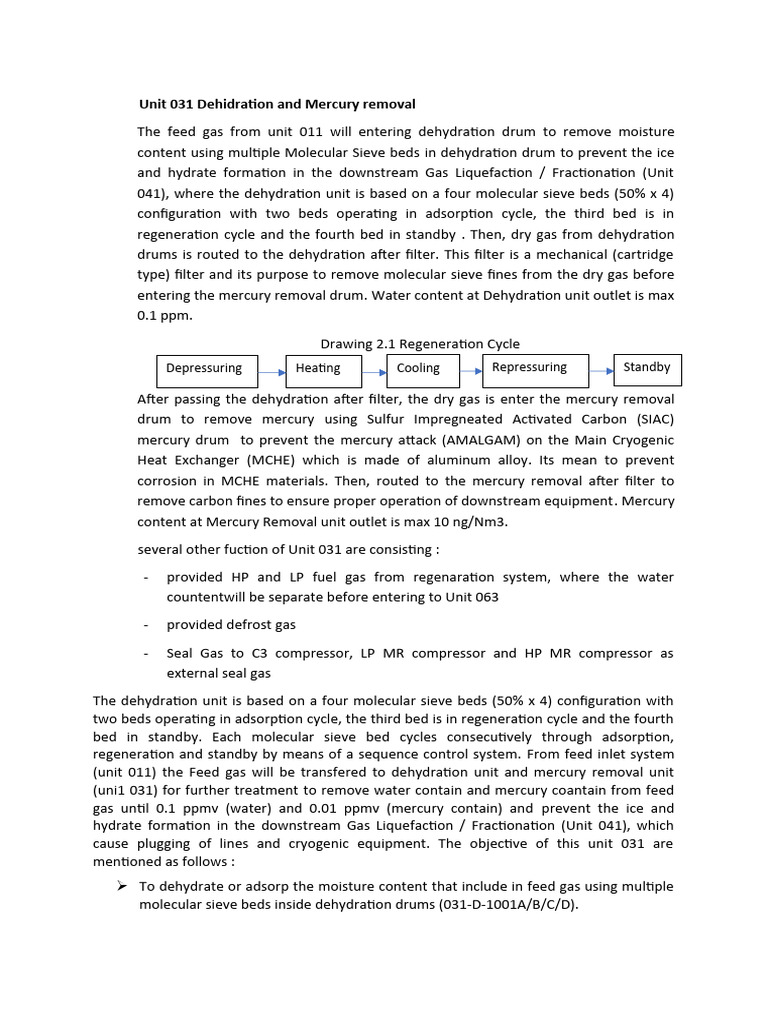 Standby Repressuring Heating Cooling Depressuring | PDF | Adsorption ...