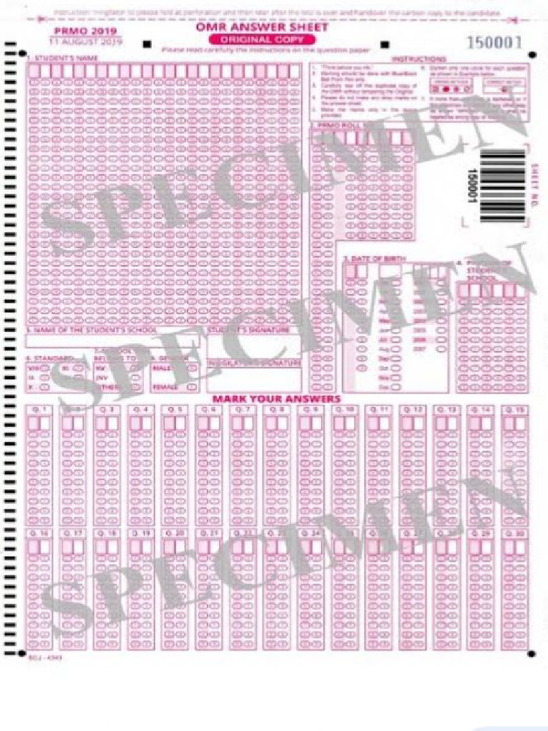 OMR | PDF